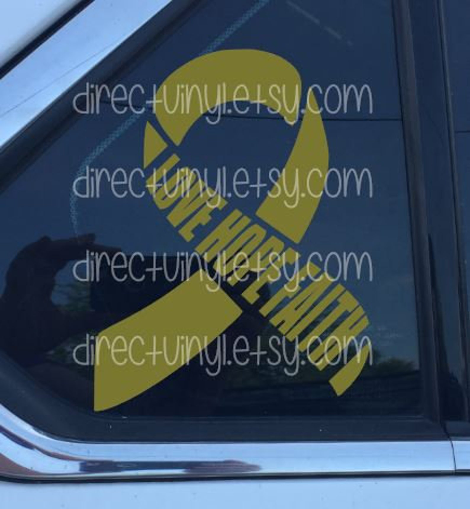 YOU CHOOSE TEXT Metallic Gold Ribbon Awareness Ribbon - Etsy