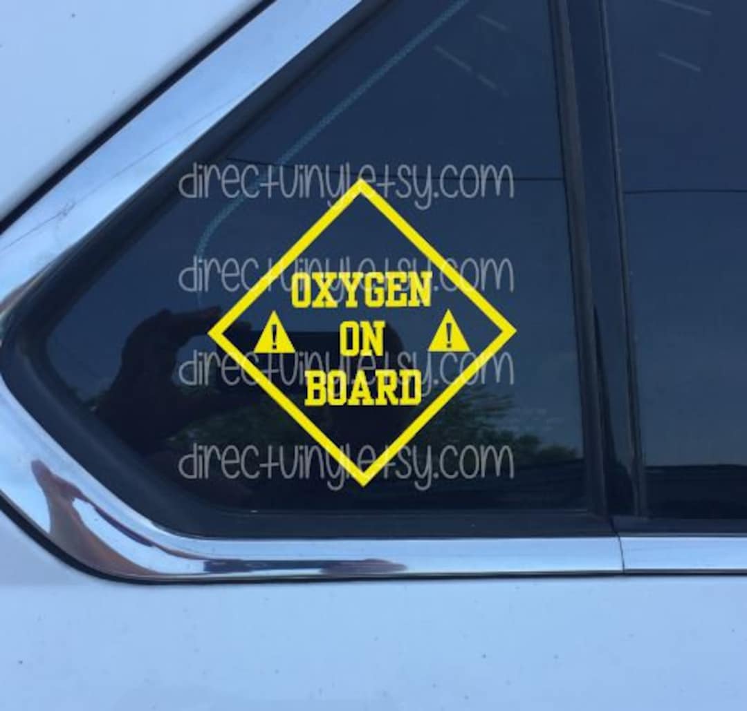 Oxygen Alert Vinyl Decal - Etsy