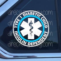 Diabetes Vinyl Decals - Etsy