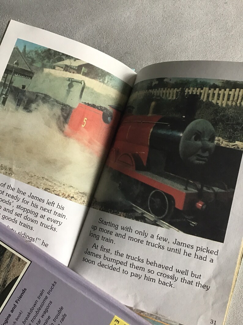 Pair of 1980s Thomas the Tank Engine Ladybird Books by the | Etsy