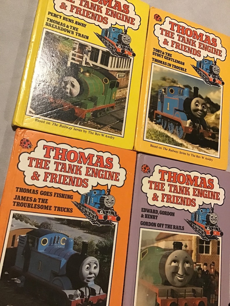 4 vintage Thomas The Tank Engine ladybird books by the Rev W | Etsy