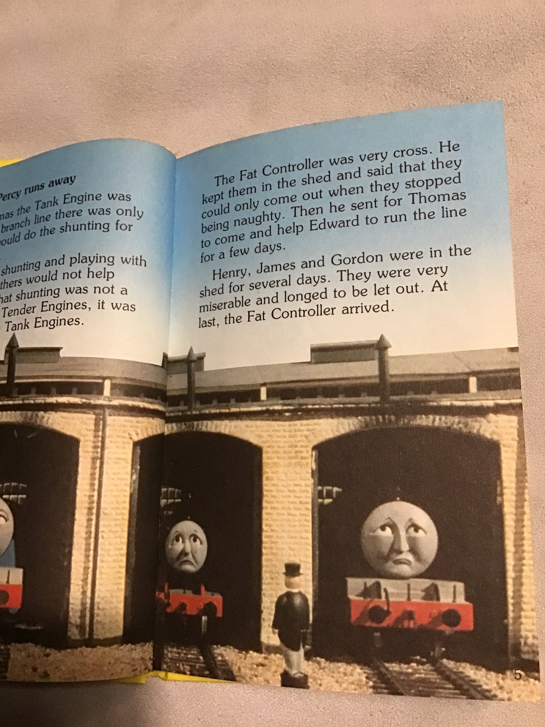 Pair of 1980s Thomas the Tank Engine Ladybird Books by the Rev W Audrey ...