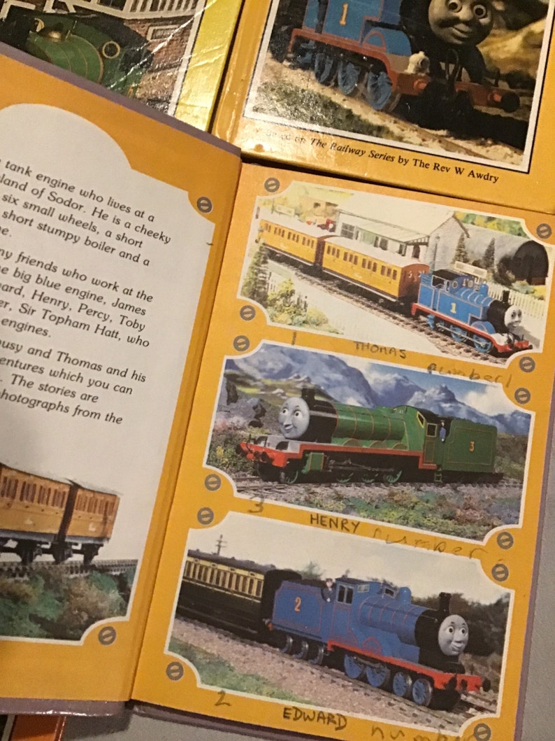 4 vintage Thomas The Tank Engine ladybird books by the Rev W | Etsy