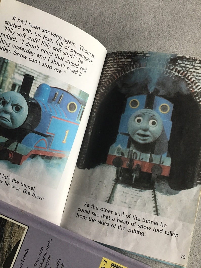 Pair of 1980s Thomas the Tank Engine Ladybird Books by the Rev W Audrey ...