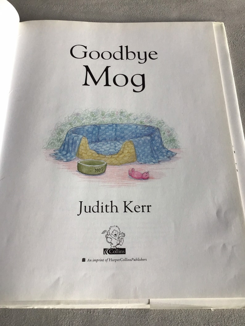 Good Bye Mog First Edition Hardback by Judith Kerr - Etsy