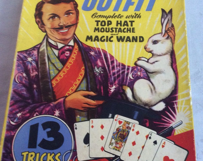 1950's Vintage Magic Set in Box With Various Magic Tricks - Etsy