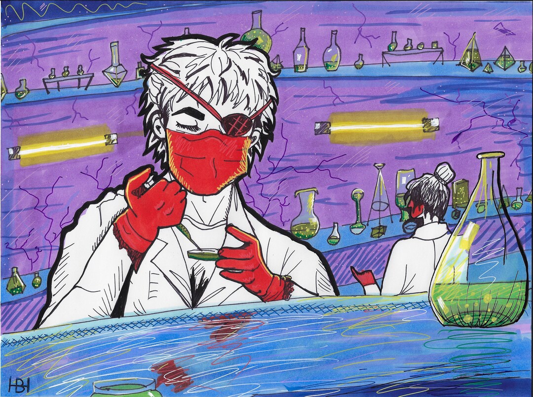 Dystopian Lab 12x9 - Etsy