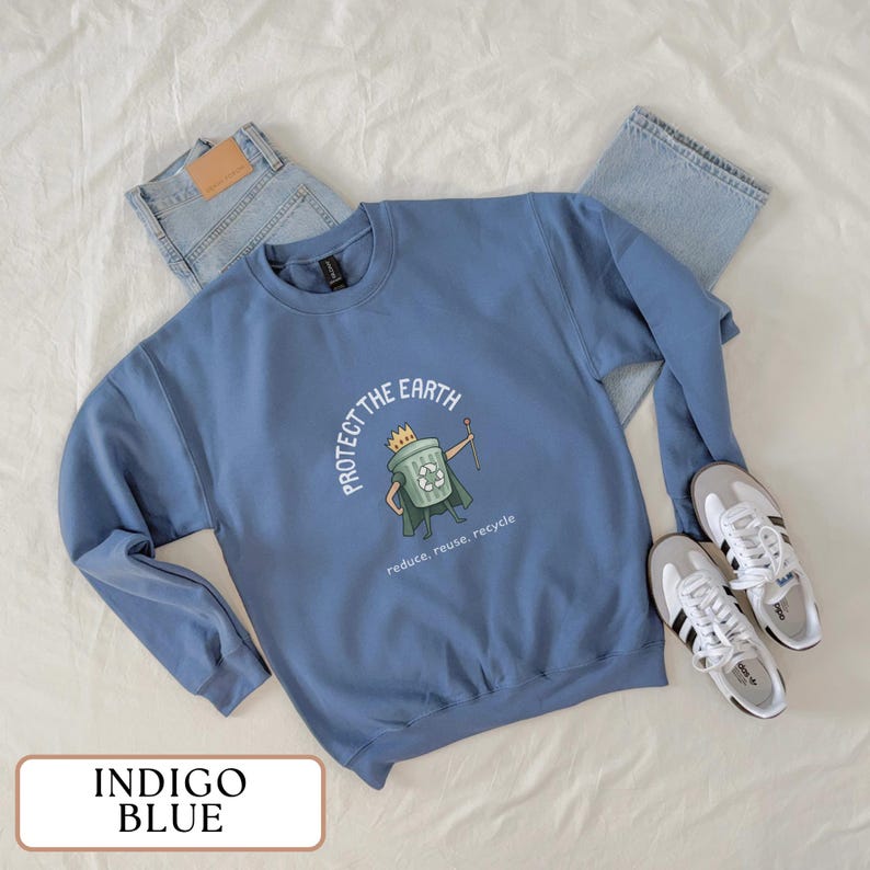 Reduce Reuse Recycle Sweatshirt, Earth Day Shirt, Save the Planet ...