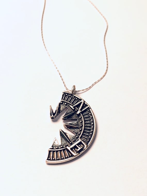 Compass Necklace Set of Two Necklaces Split Compass | Etsy