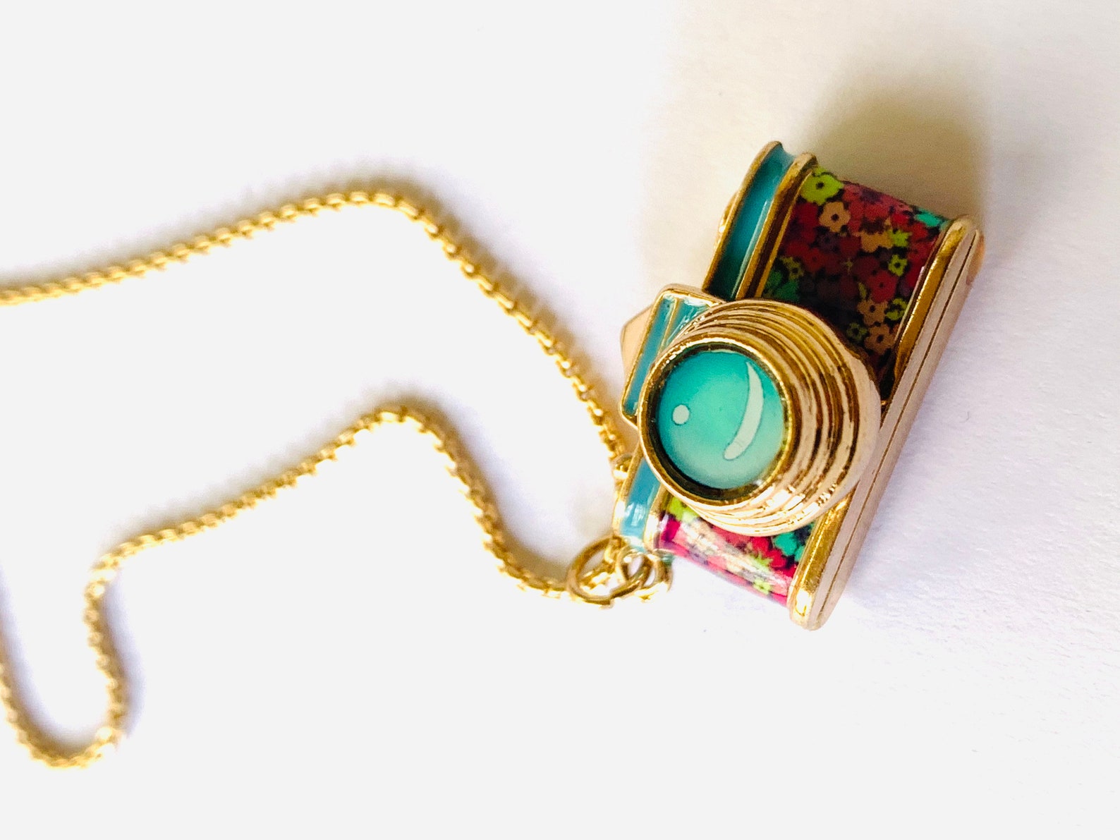 Camera Charm Necklace Camera Necklace Camera Pendant - Etsy