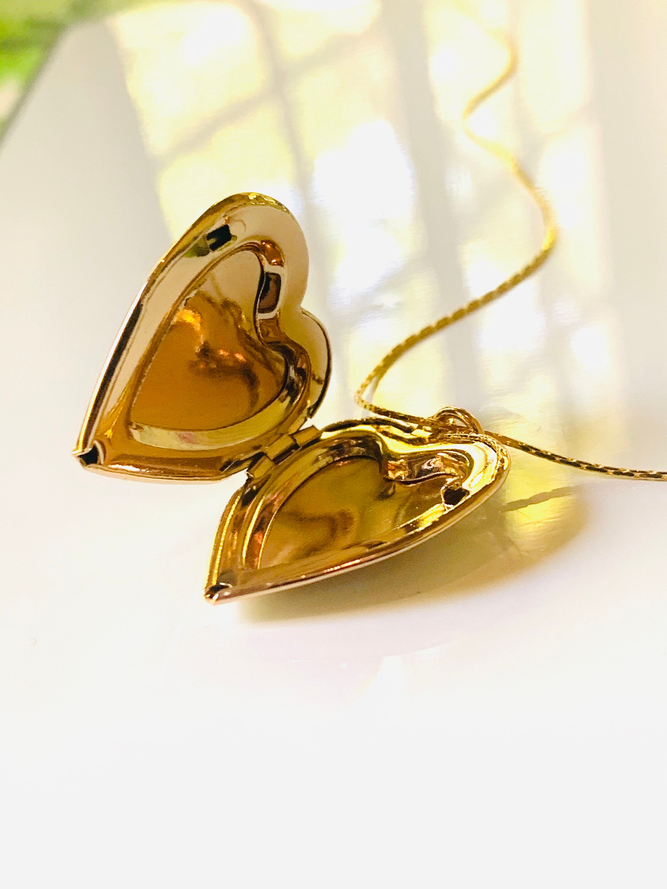 Pink Heart Locket Heart Locket Heart Charm Heart | Etsy