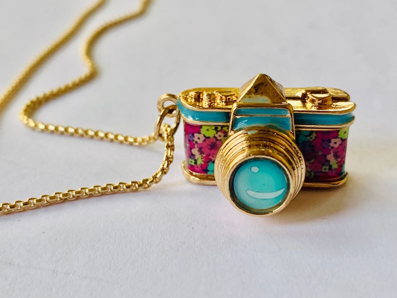 Camera Charm Necklace - Camera Necklace - Camera Pendant - Gift for ...
