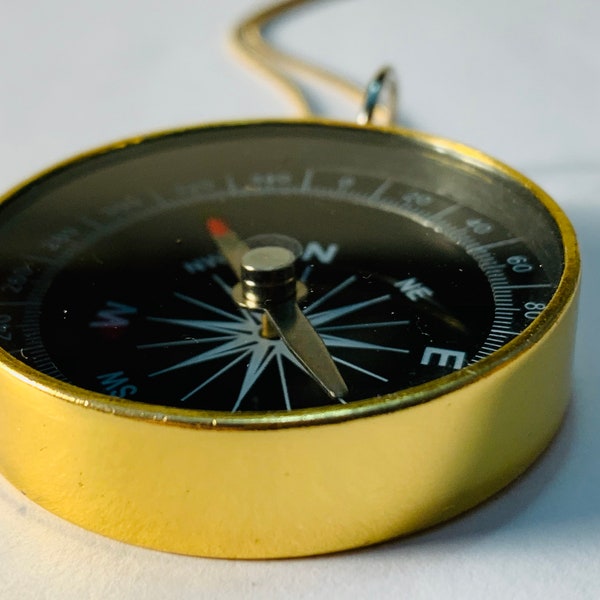Working Compass Necklace for Women - Etsy