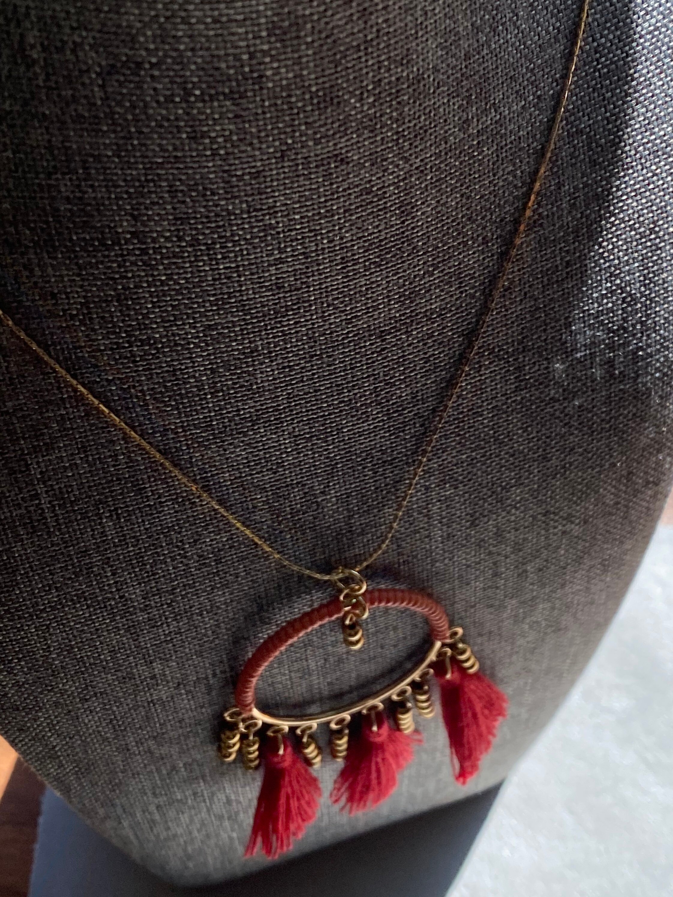 Boho Halskette Statement Halskette Festival Boho Schmuck - Etsy.de