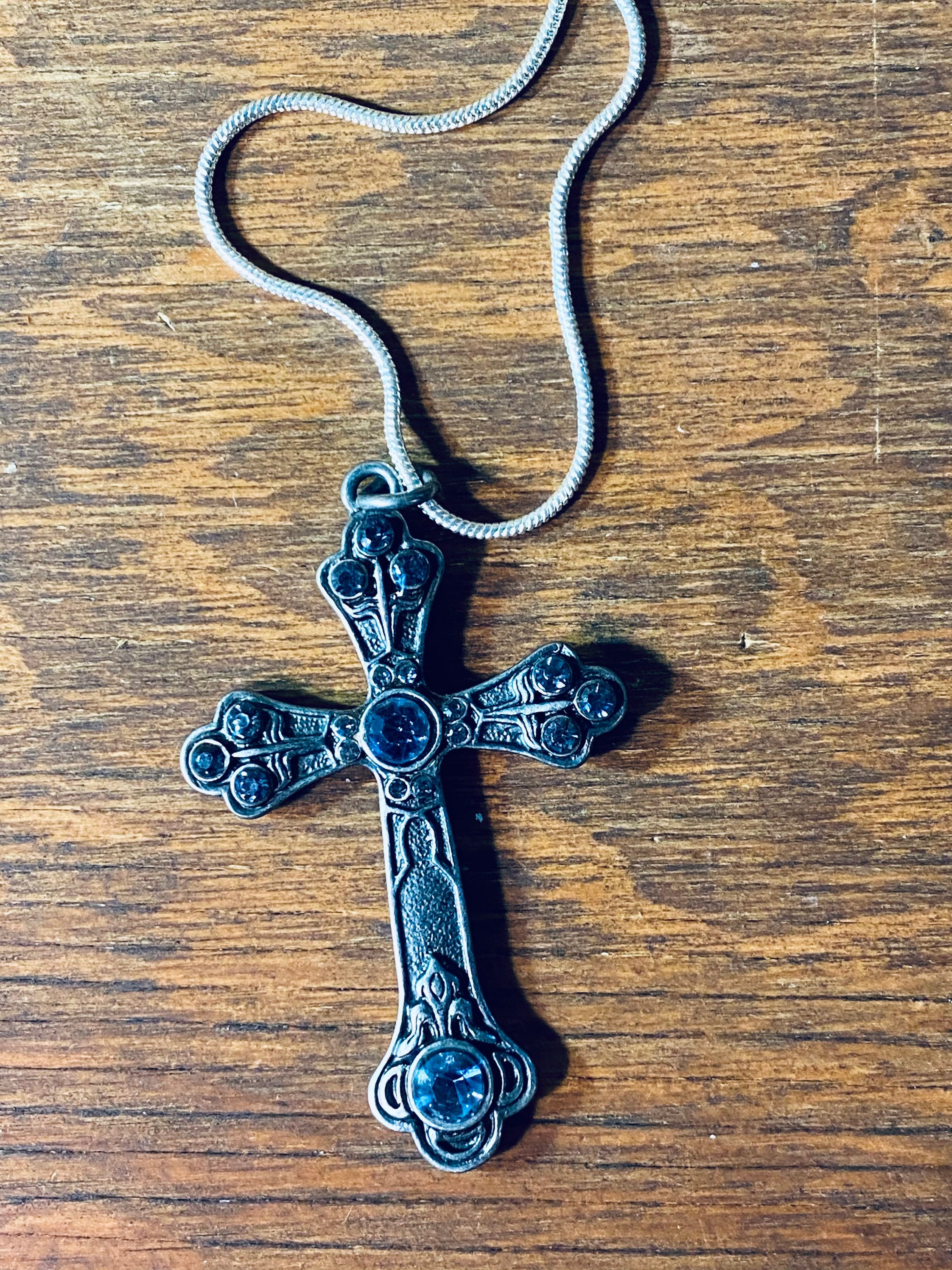 Collier pendentif croix Violet Strass Pendentif croix - Etsy France