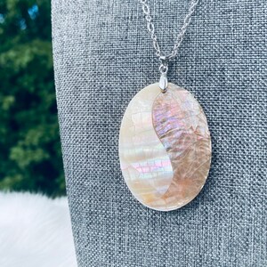 Shell Pendant - Shell Necklace - Boho Jewelry - Sterling Silver ...