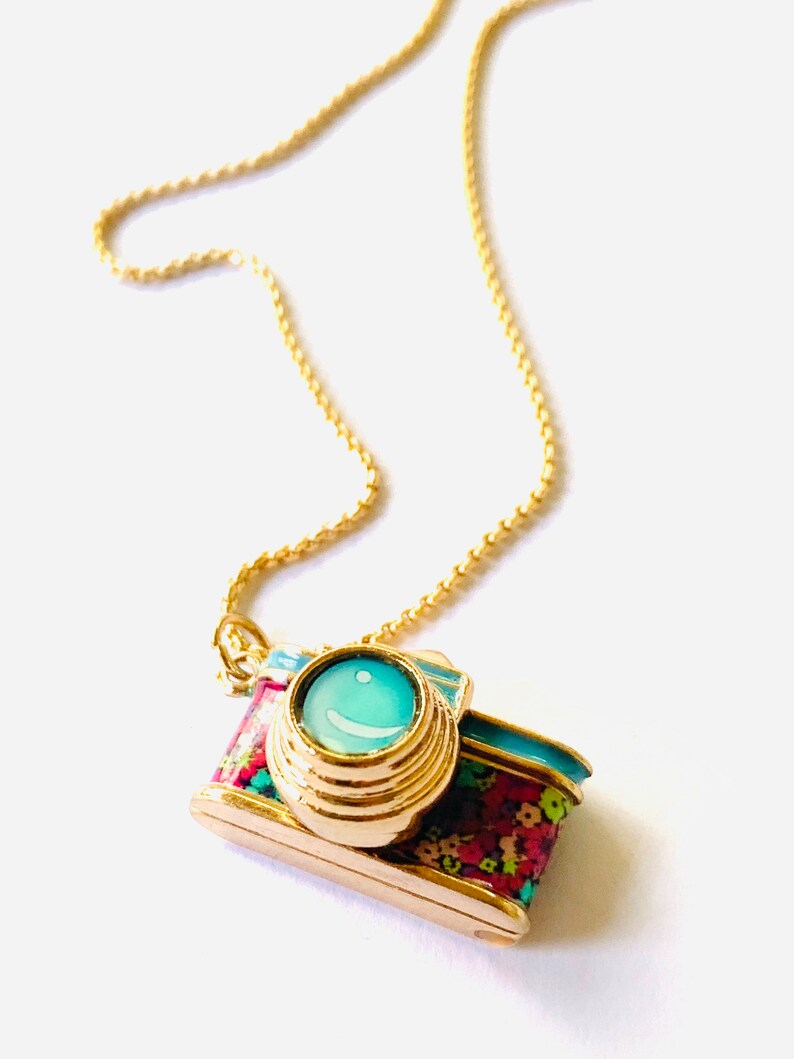 Camera Charm Necklace - Camera Necklace - Camera Pendant - Gift for ...