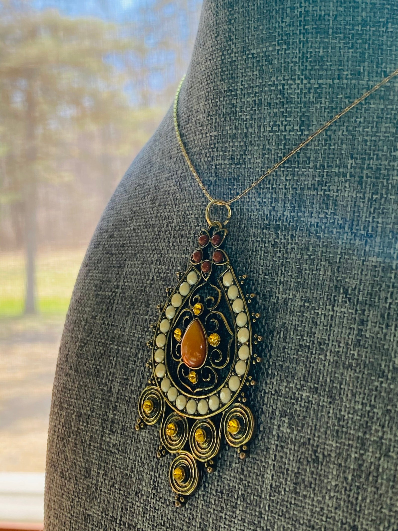 Mandala Necklace Seed Bead Necklace Beaded Mandala Pendant - Etsy