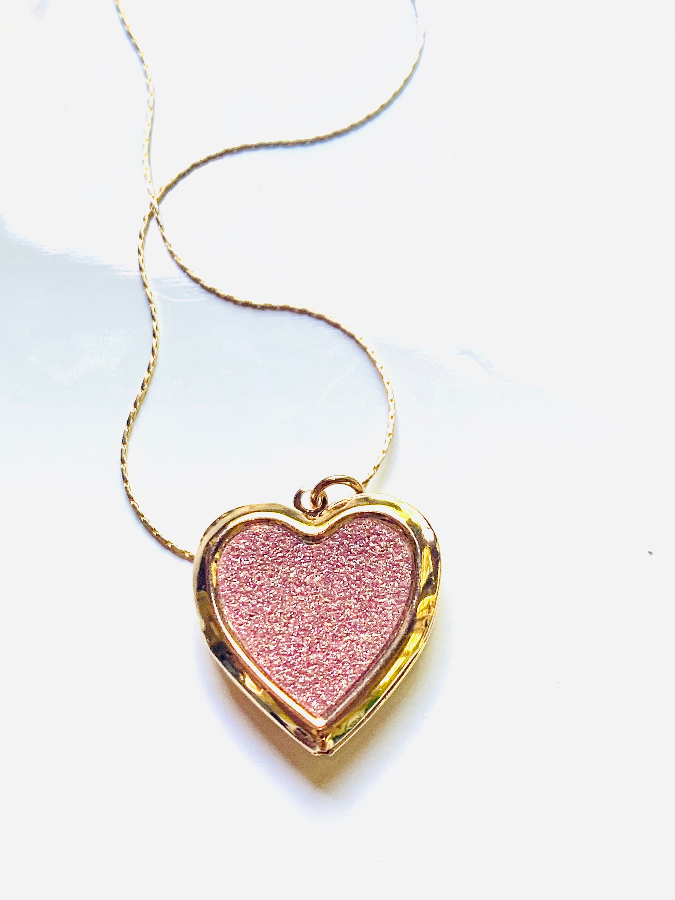 Pink Heart Locket Heart Locket Heart Charm Heart | Etsy