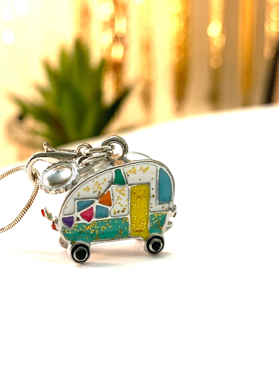 Retro Camper Trailer Charm - RV Camper Charm - Camping Trailer Charm ...