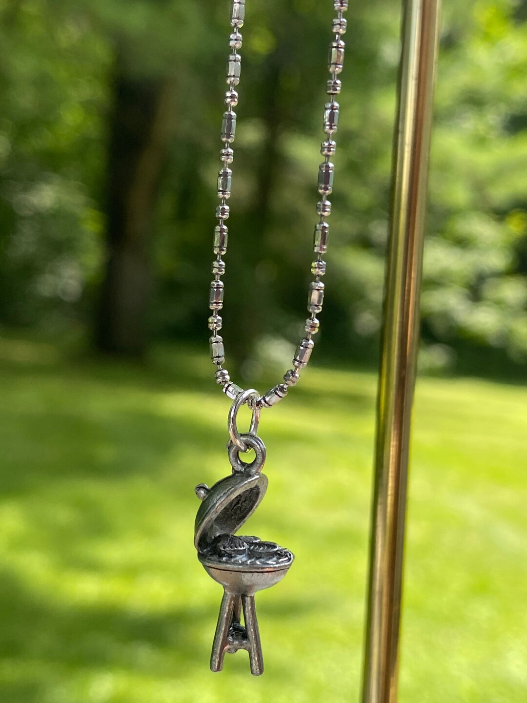 BBQ Grill Necklace, Barbecue Necklace, Foodie Gift, Cook Gift, Chef ...