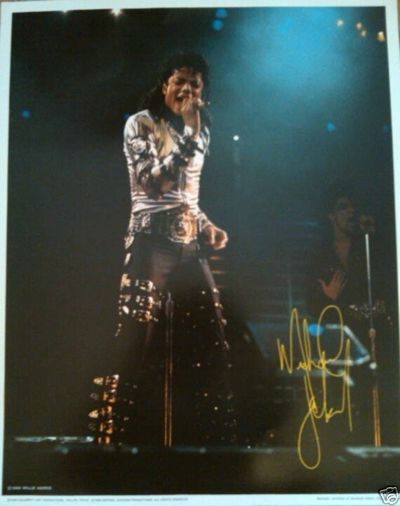 Michael Jackson Poster 21x17 Live in Dallas | Etsy
