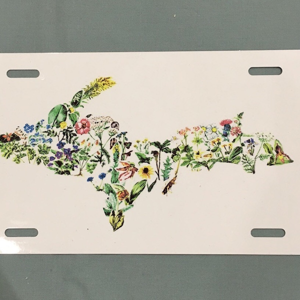 Upper Peninsula License Plate - Etsy