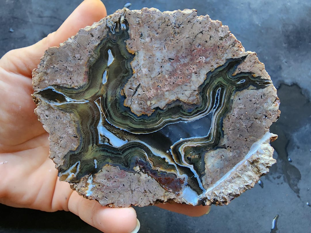 Agate Pair, Thunder Egg, Thunderegg, Rockhound Gifts, ジオード, 마노, Geology ...
