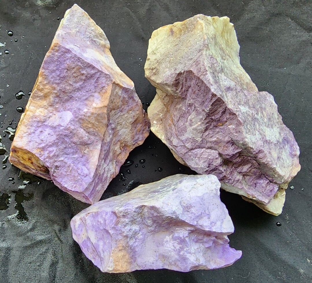 9.27 Lbs 4.2 Kg Purple Jade, 紫玉, Lavender Jade, パープルジェイド, Raw Purple ...