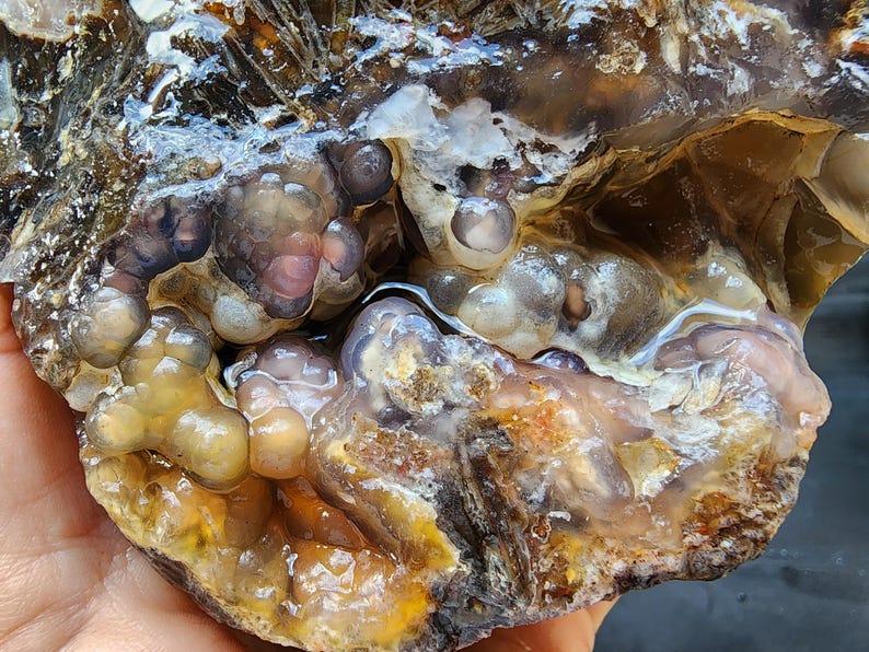 Uncut Agate, Healing Stones, Bubble Agate, Agaat, Energy Stone ...