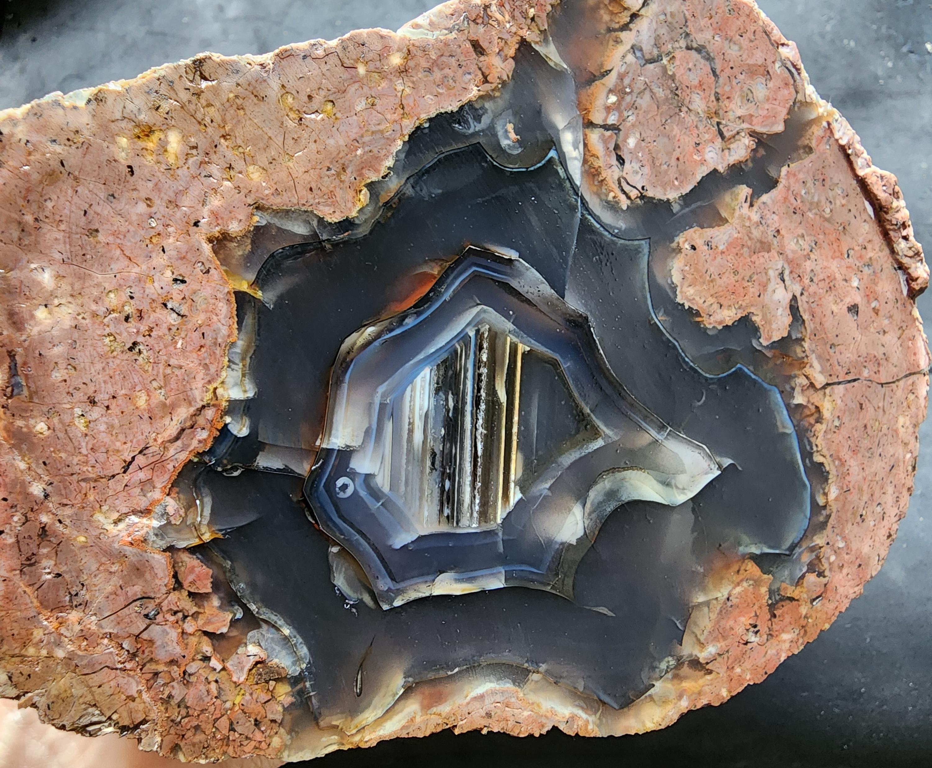 Thunderegg, Home Decor, Thunder Egg, Decorative Stone, Waterline Agate ...