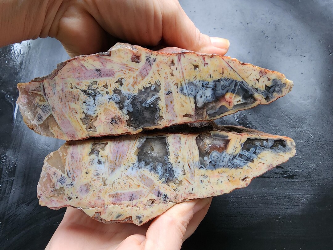 玛瑙对, Collectible Agate, 瑪瑙ペア, Agaat Paar, Pseudomorph Agate, Cut Agates ...
