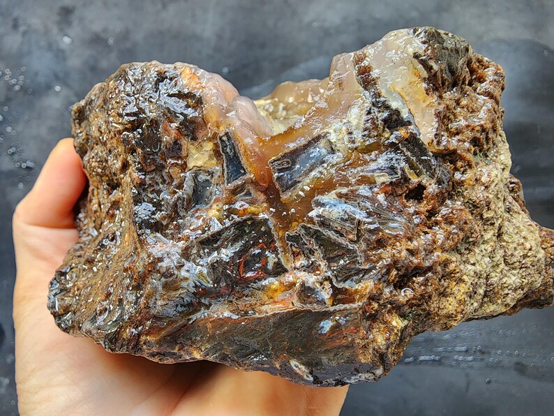 Uncut Agate, Healing Stones, Bubble Agate, Agaat, Energy Stone ...