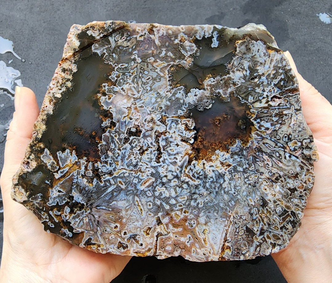 Agate Slab, Big Agate, Large Agate, Agate for Polishing, Decorative ...