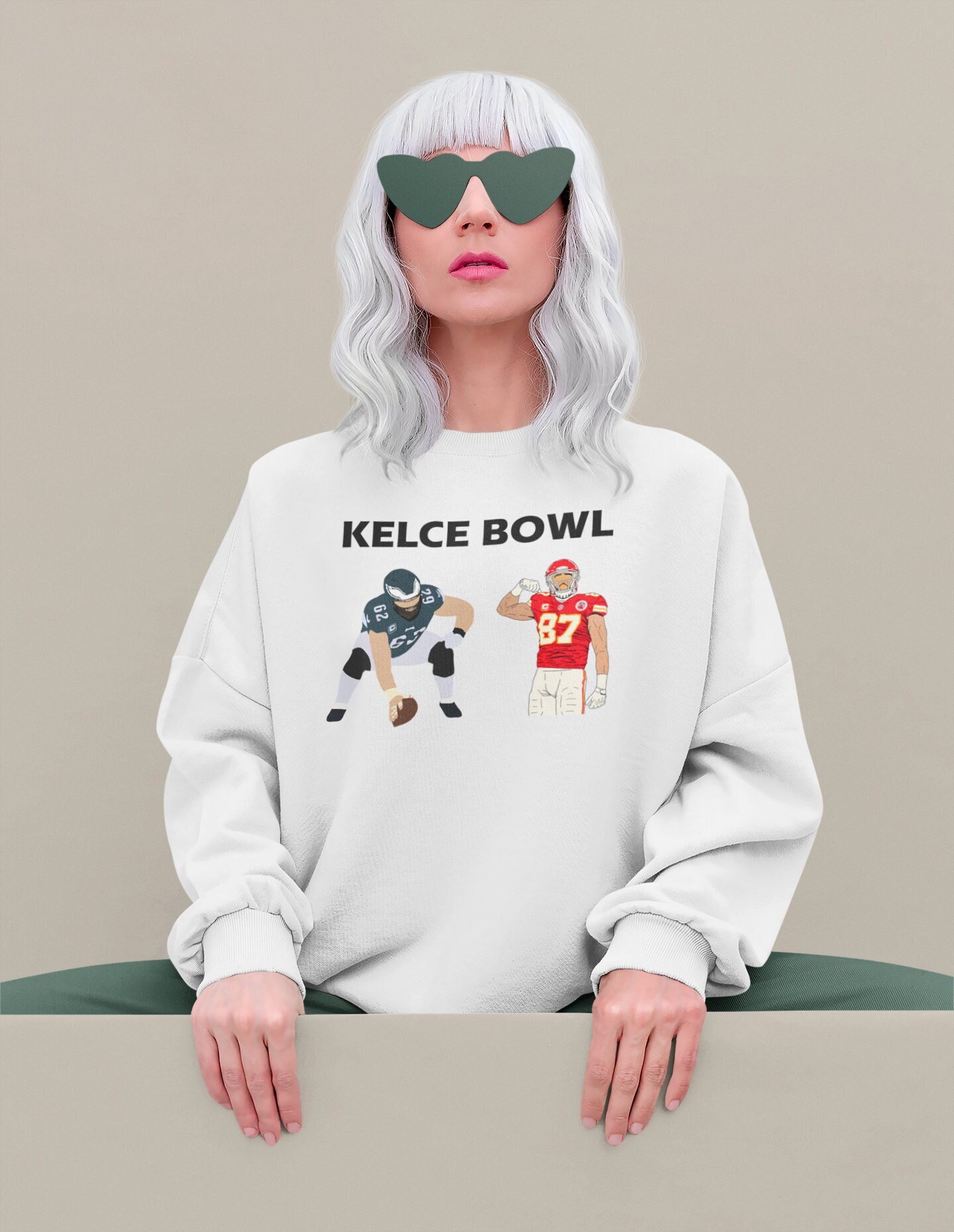 Travis Kelce Vs Jason Kelce T-Shirt, Kelce Bowl, Super Bowl 57, Super ...