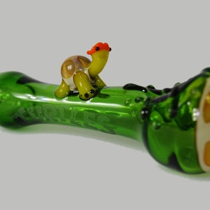 TMNT UV Reactive Turtles Mikey Glass Pipe Set - Etsy