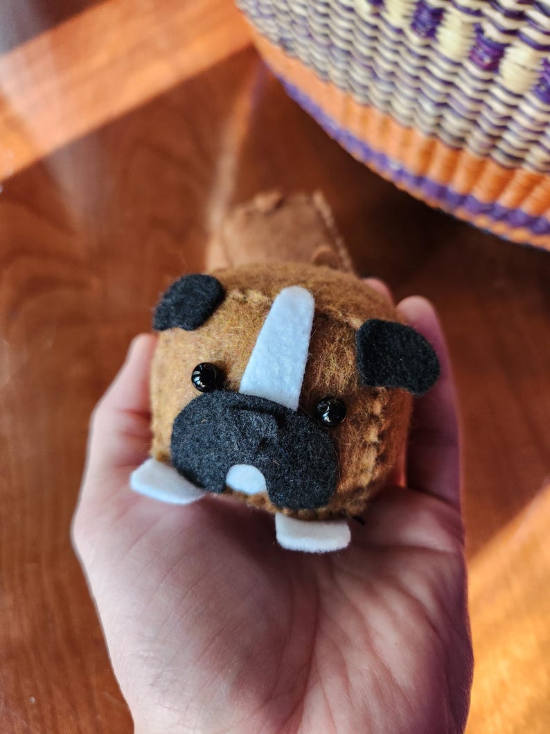Cube Critter: Boxer Dog- Cube Shaped Plush Animal With a Small Belly ...