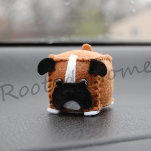 Cube Critter: Boxer Dog- Cube Shaped Plush Animal With a Small Belly ...