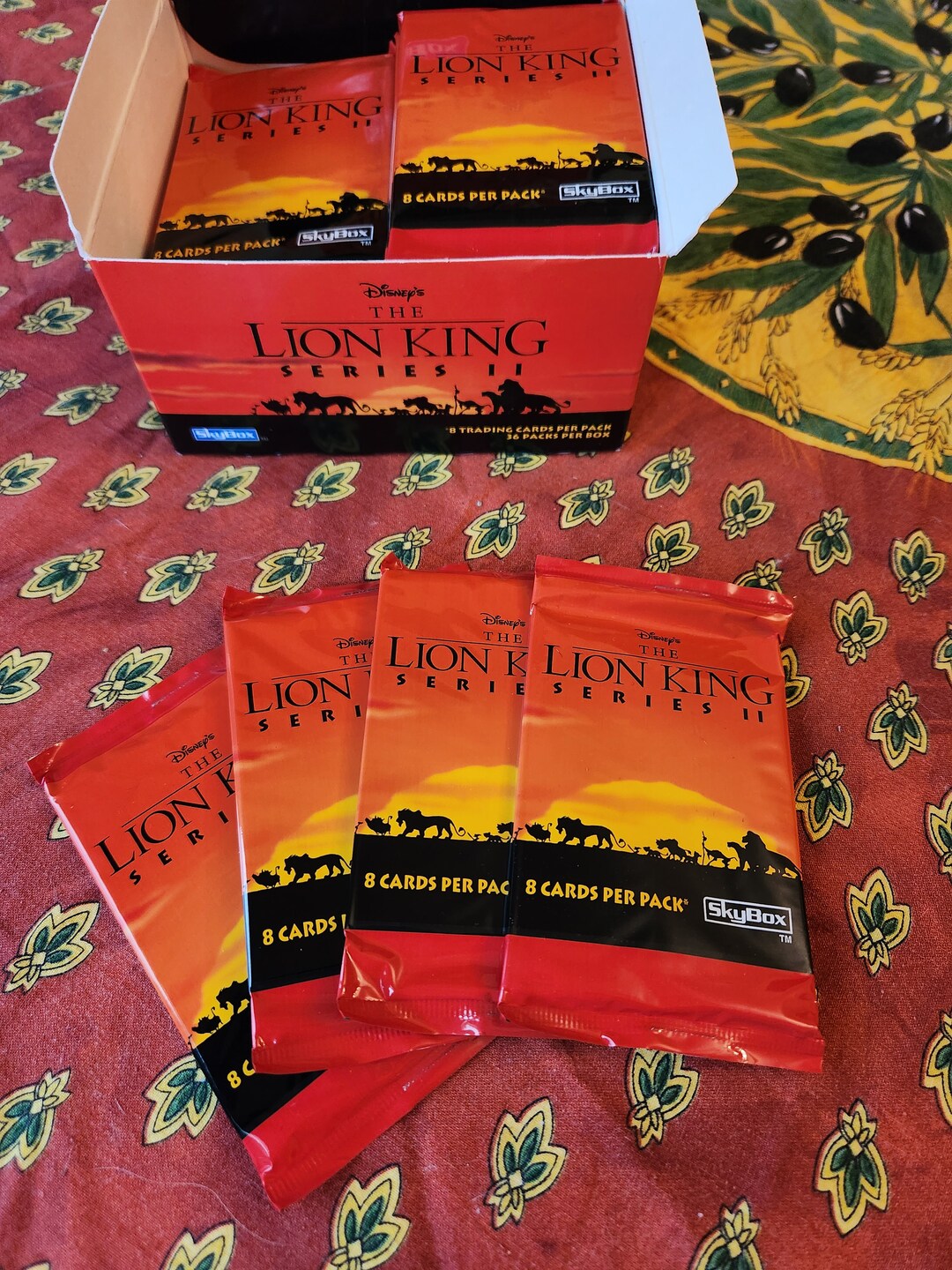 The Lion King Series #2 4-packs Trading Cards New Never Opened Sealed ...