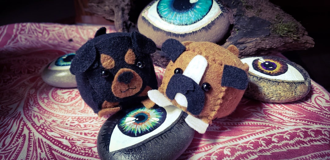 Cube Critter: Doberman Rottweiler Dog- Cube Shaped Plush Animal With a ...