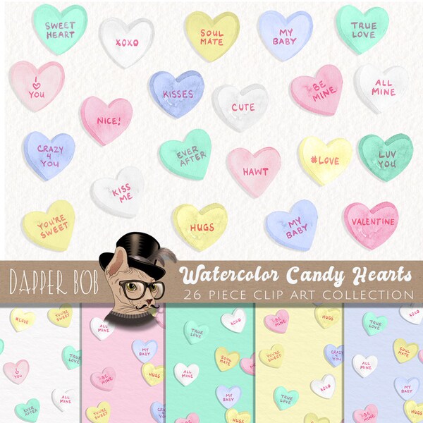 Digital Heart Papers - Etsy