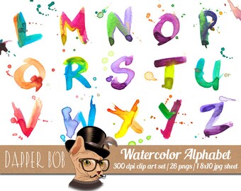 Sports Alphabet Clipart Clip Art Sports Letters Font - Etsy