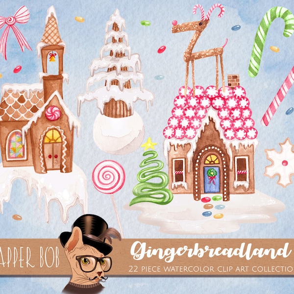 Gingerbread Village - Etsy