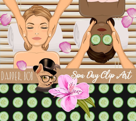 Spa Massage Clipart