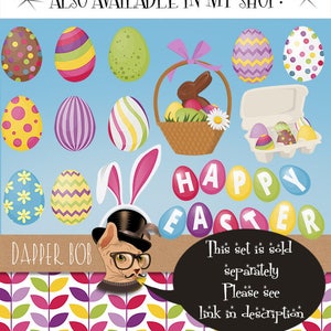 Easter Cuties Spring Clip Art Collection Bunny and Baby Chicks ...