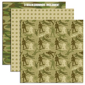 37 Piece Little Green Army Men Toys Clip Art Collection Camouflage ...