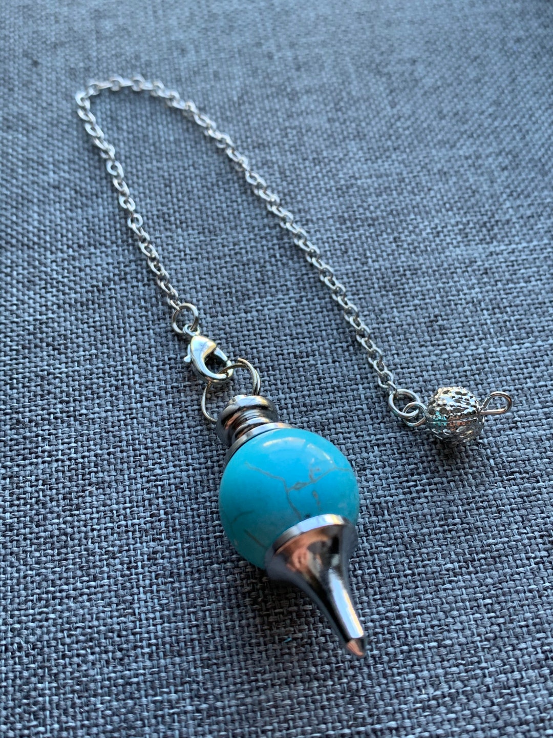 Gemstone Divination Pendulum Witch Yes No Question Pendulum Dowsing ...