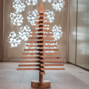 Wooden Christmas Tree / 2 Feet- 60cm (multiple Different Sizes ...