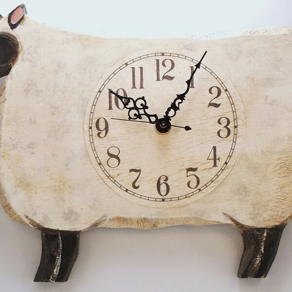 Sheep Clock - Etsy