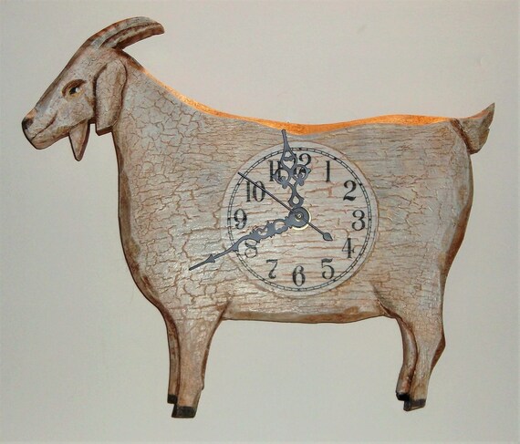Goat Clock - Etsy